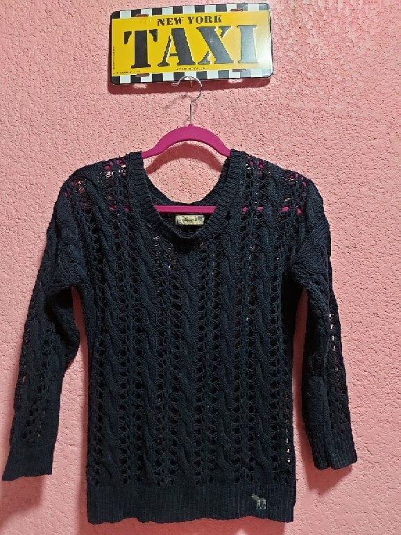 Sueter Azul Rey Abercrombie & Fitch de segunda mano - GoTrendier