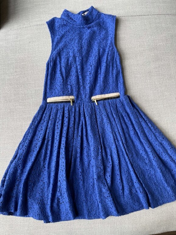 Hermoso vestido azul rey Juicy Couture de segunda mano - GoTrendier