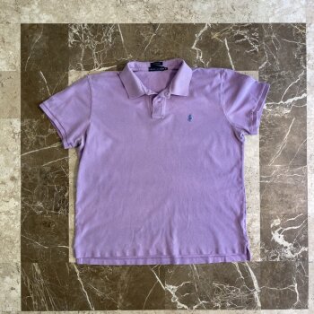Playera polo color lila de Ralph Lauren de segunda mano - GoTrendier