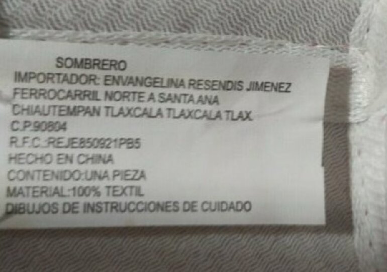 Sombrero rosa fiusha con línea negra de Otras marcas de segunda mano ...