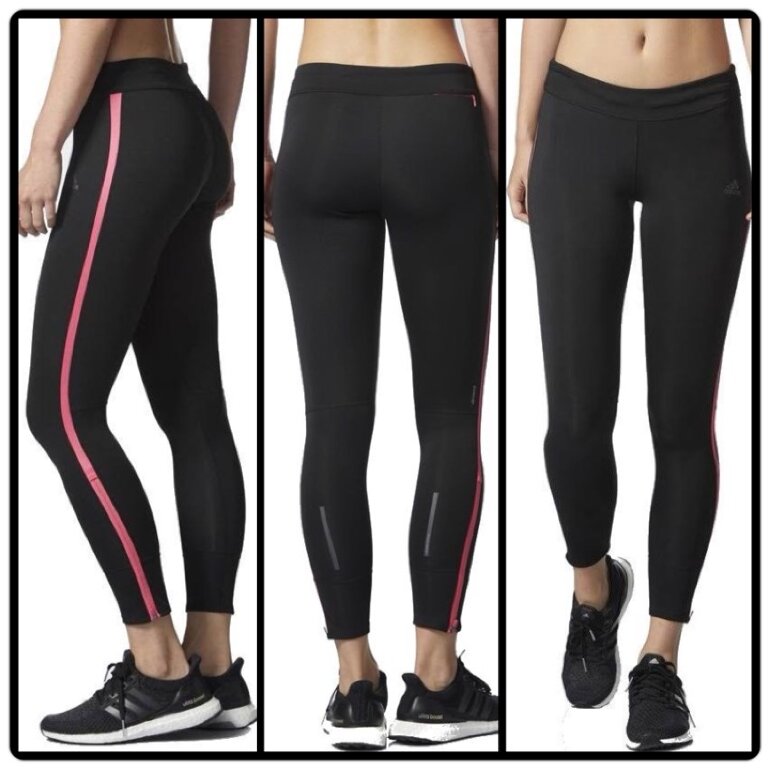 🖤 Leggins franjas color fosfo 🖤 de Adidas de segunda mano - GoTrendier