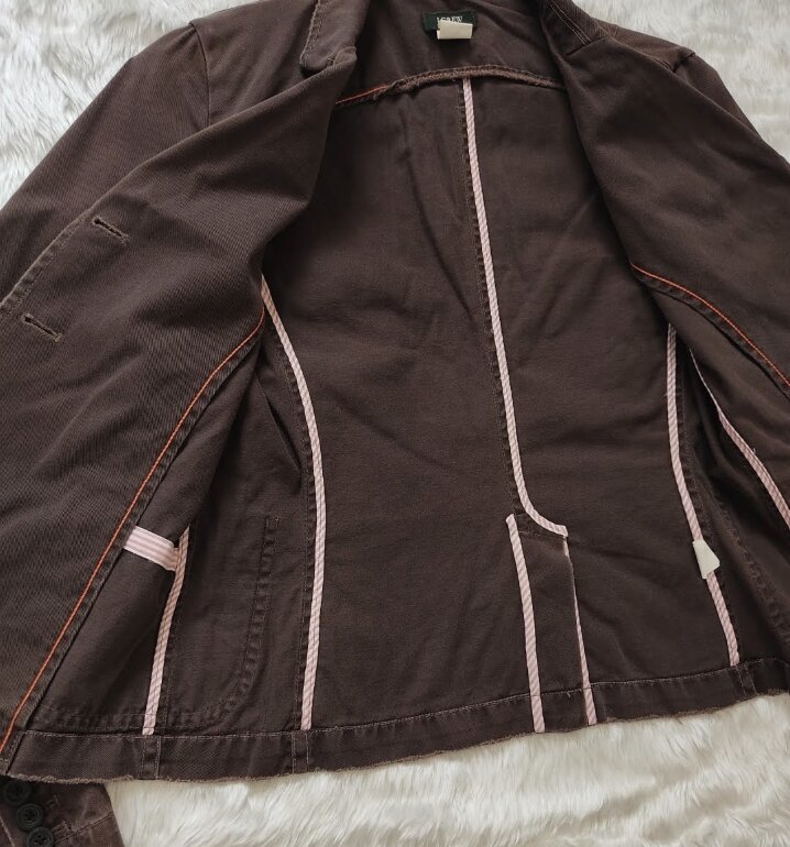 Saco informal de loneta delgada de J Crew de segunda mano - GoTrendier