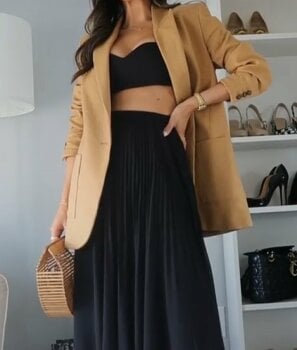 Blazer formal caramelo ERMENEGILDO ZEGNA de segunda mano - GoTrendier