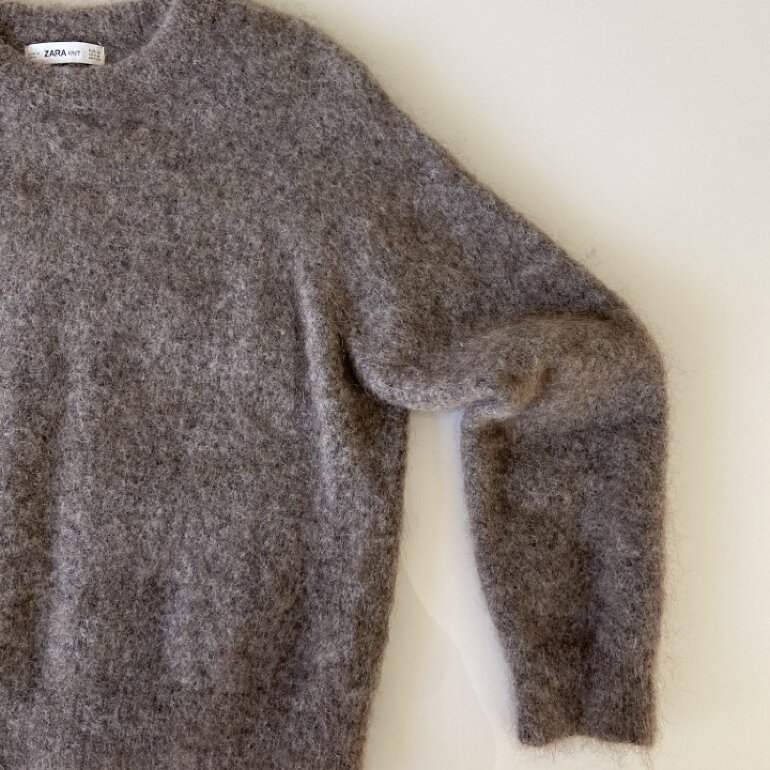Suéter en color café ZARA de segunda mano - GoTrendier