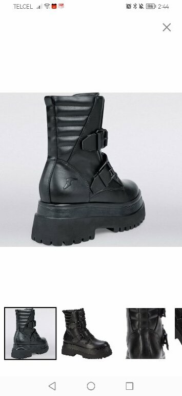 Botas plataforma tipo merlina addams de Good Year de segunda mano ...