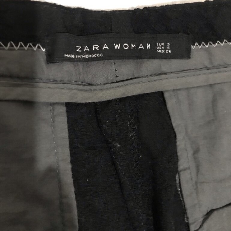 Pantalón textura Zara de segunda mano - GoTrendier