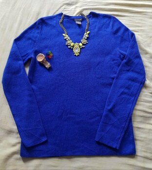 Suéter azul rey de Ann Taylor de segunda mano - GoTrendier