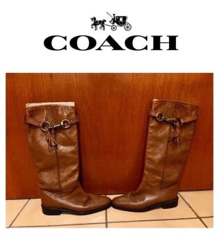 SÚPER LINDAS Y ELEGANTES BOTAS COACH de segunda mano - GoTrendier
