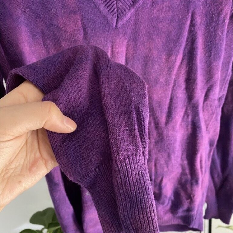 Suéter tie dye morado 2X1 de Roxy de segunda mano - GoTrendier