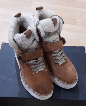 Coach Botas Cafe Aborregadas de segunda mano - GoTrendier