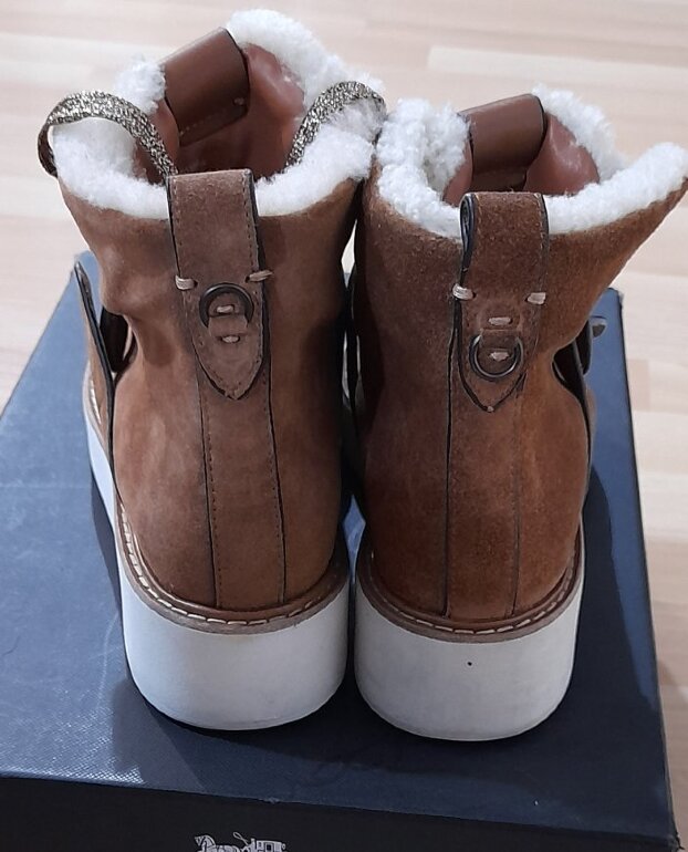 Coach Botas Cafe Aborregadas de segunda mano - GoTrendier