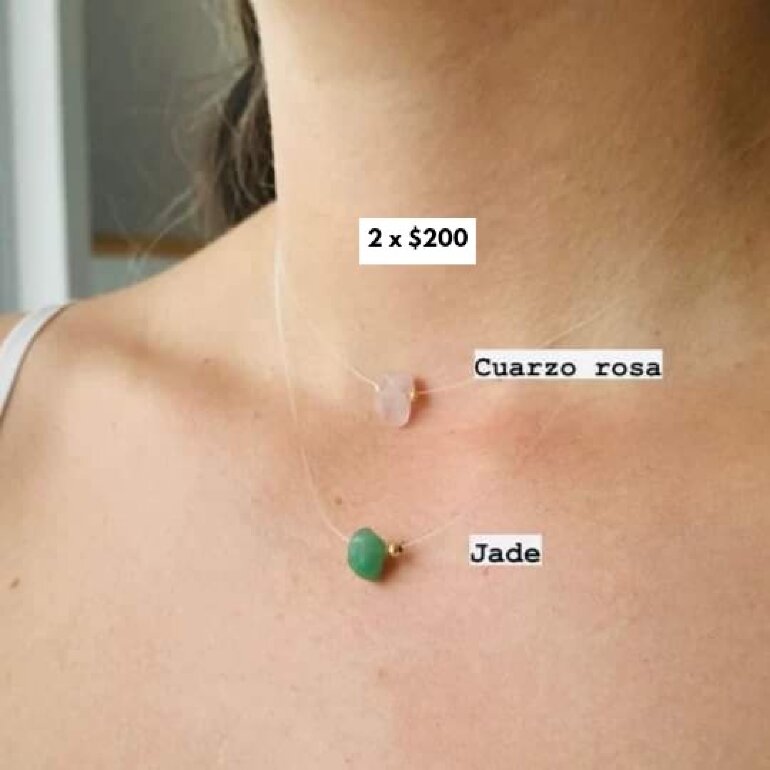 Collares invisibles personalizados de Chapa de oro de segunda mano ...