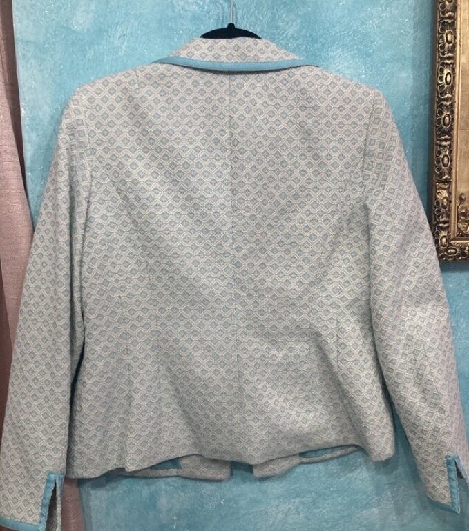 Saco Hermoso con vivos turquesa de Style & Co de segunda mano - GoTrendier