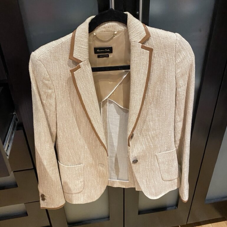 Saco beige Massimo de Massimo Dutti de segunda mano - GoTrendier