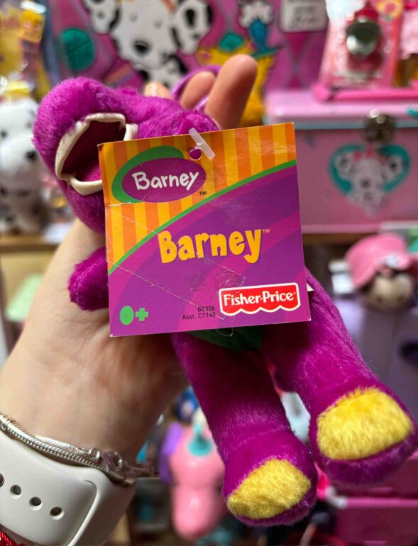 Llavero Barney Vintage de Fisher price de segunda mano - GoTrendier
