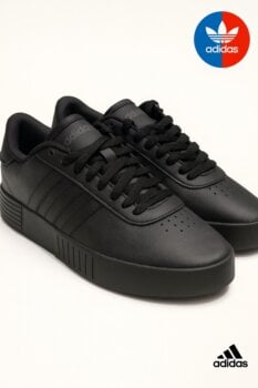 Tenis Adidas básicos negros de segunda mano - GoTrendier