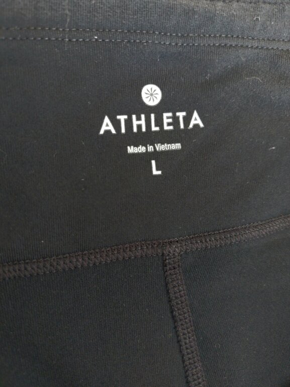 Leggings negros con falda L de Athleta de segunda mano - GoTrendier