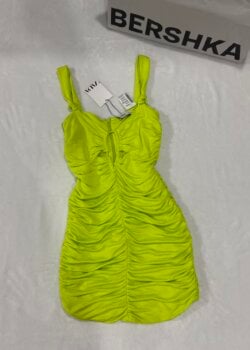 Vestido verde ZARA de segunda mano - GoTrendier