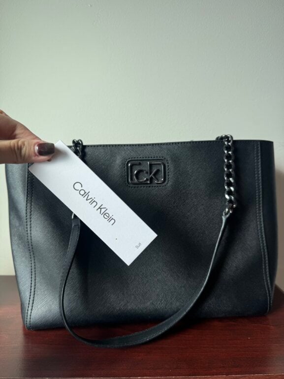 Bolsa negra Calvin Klein de segunda mano - GoTrendier