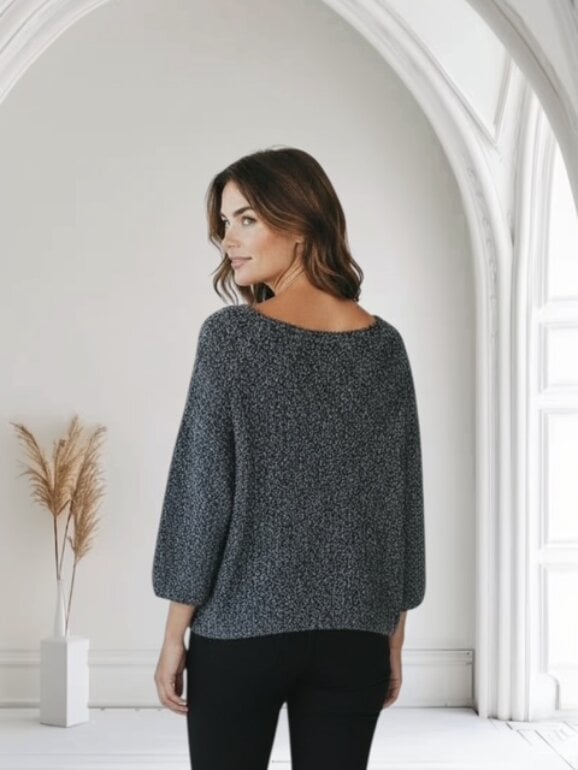 SWEATER GRIS PLATEADO UTERQUE de Uterqüe de segunda mano - GoTrendier