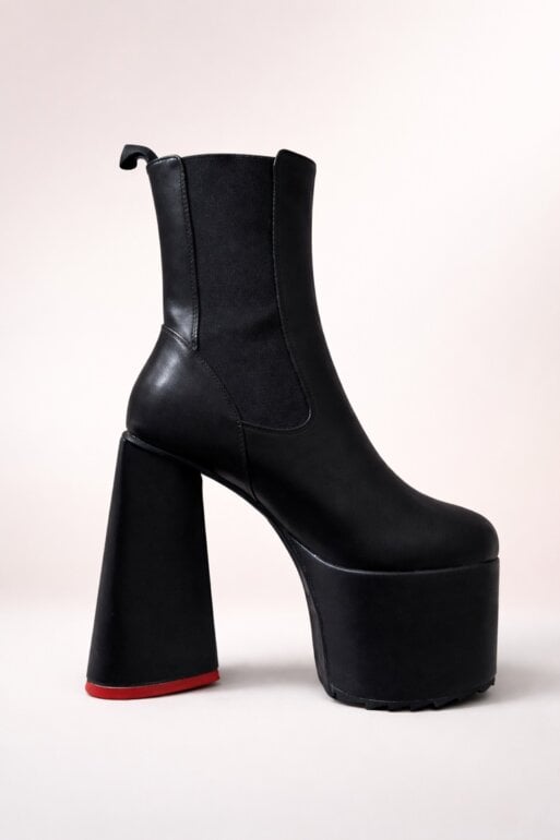 Botas altas la moda tacón de corazón de segunda mano - GoTrendier