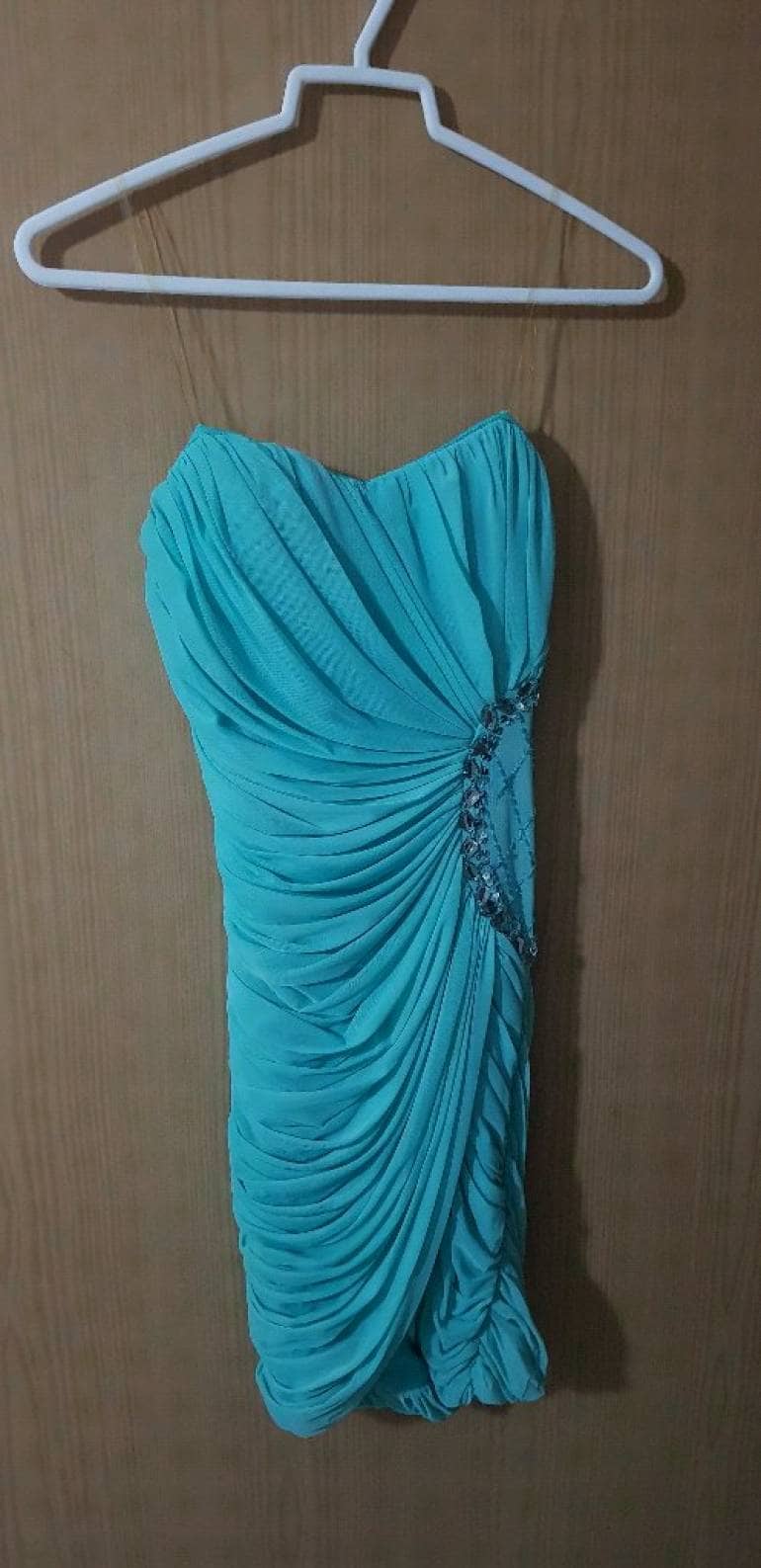 Vestido verde turquesa de Otras marcas de segunda mano - GoTrendier