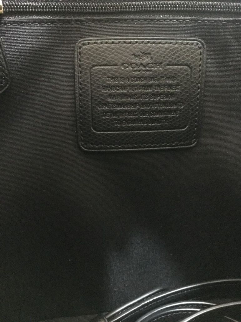 Bolsa negra Coach de segunda mano - GoTrendier