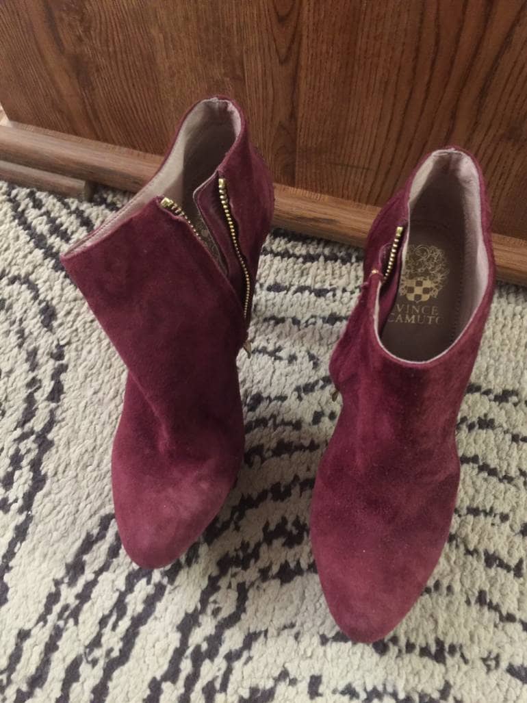 Botines gamuza vino NUEVo♦️OFERTA♦️‼️ de Vince Camuto de segunda mano ...