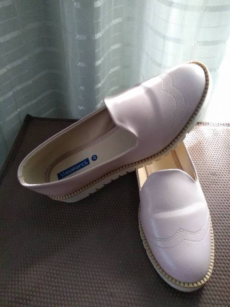 Zapatos de piso, rosa pastel de Weekend de segunda mano - GoTrendier