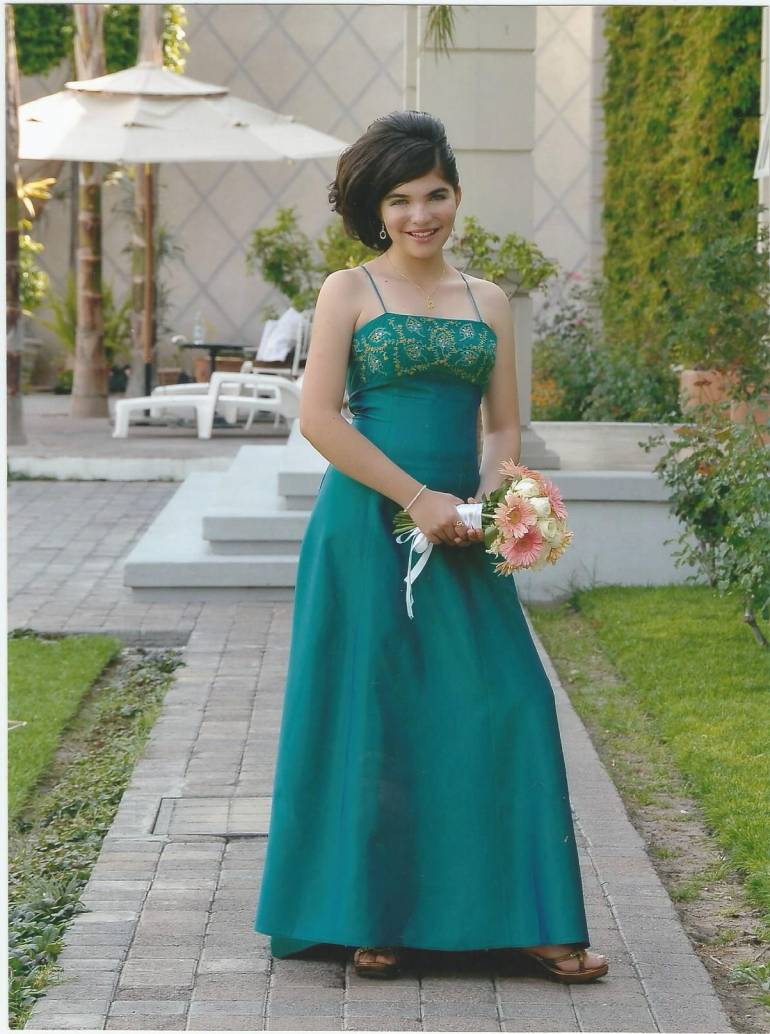 Vestido de fiesta tornasol de Alfred Angelo de segunda mano - GoTrendier